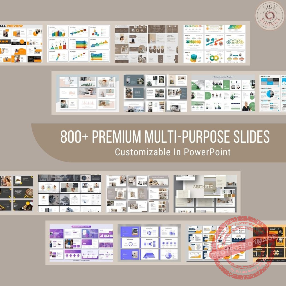 800+ Multi-purpose PowerPoint Slides - Zion Tidings